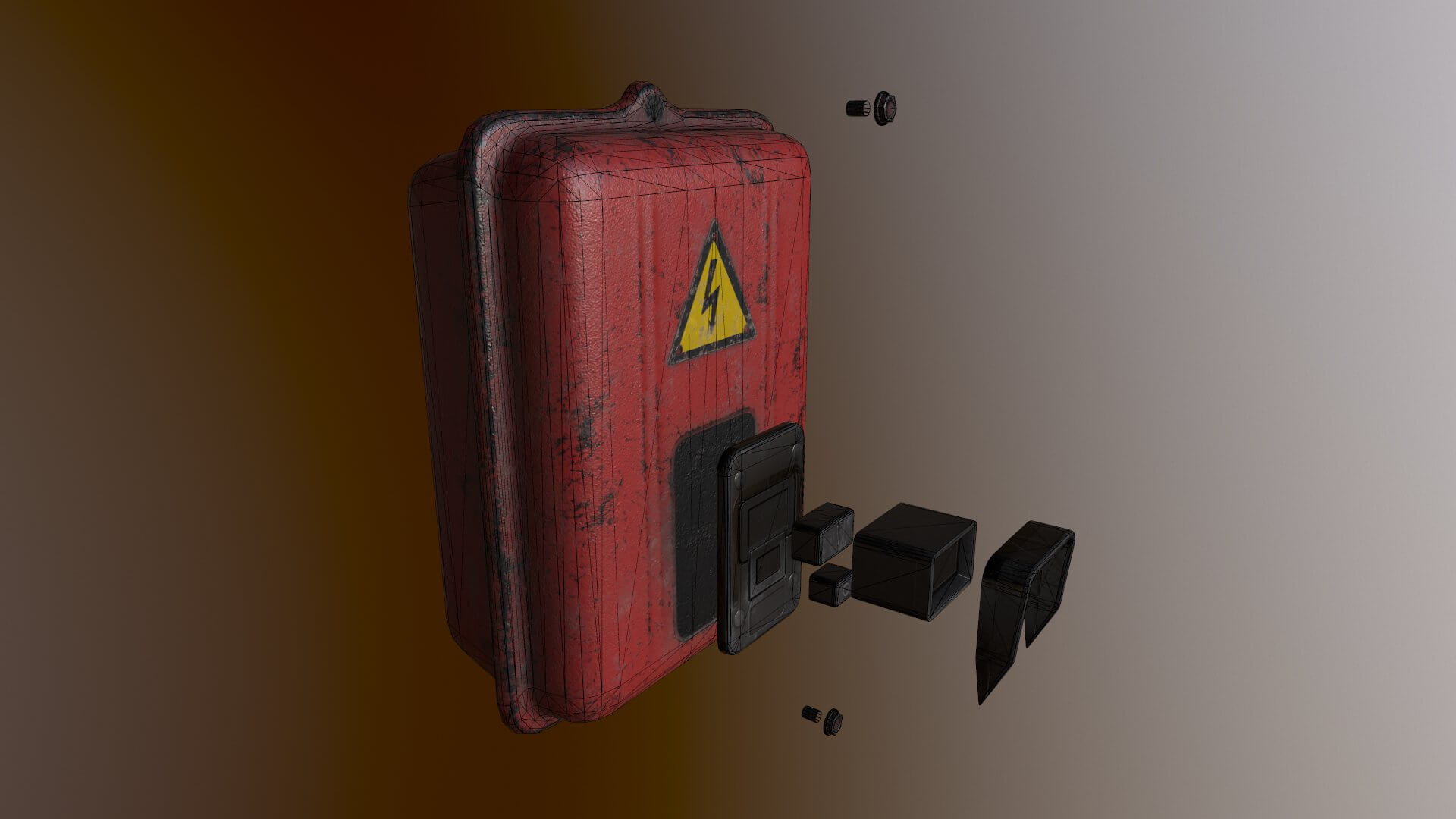 Small Switchboard - 3D Model by Grishmanovskij Anton