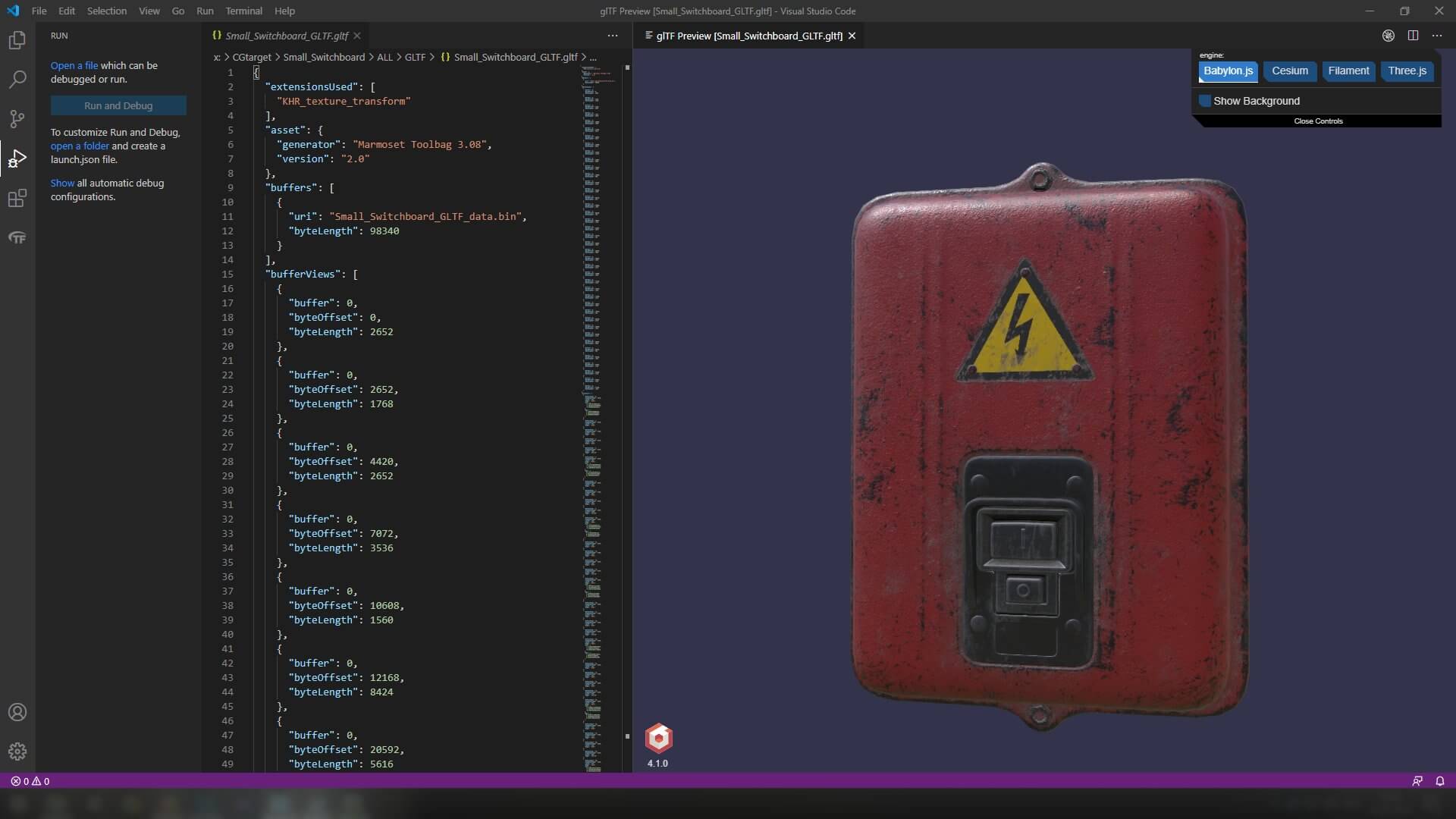 Small Switchboard - 3D Model by Grishmanovskij Anton
