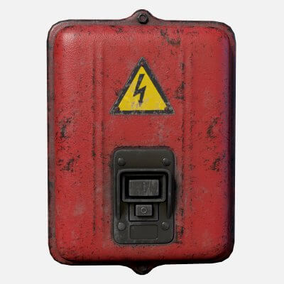 Small Switchboard - 3D Model by Grishmanovskij Anton