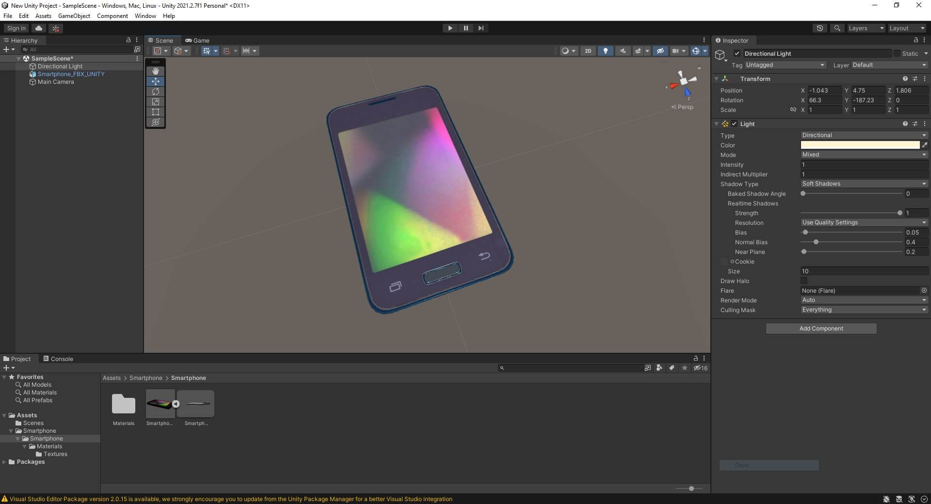 Smartphone - 3D Model by Grishmanovskij Anton