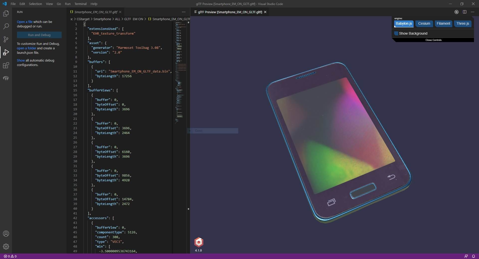 Smartphone - 3D Model by Grishmanovskij Anton