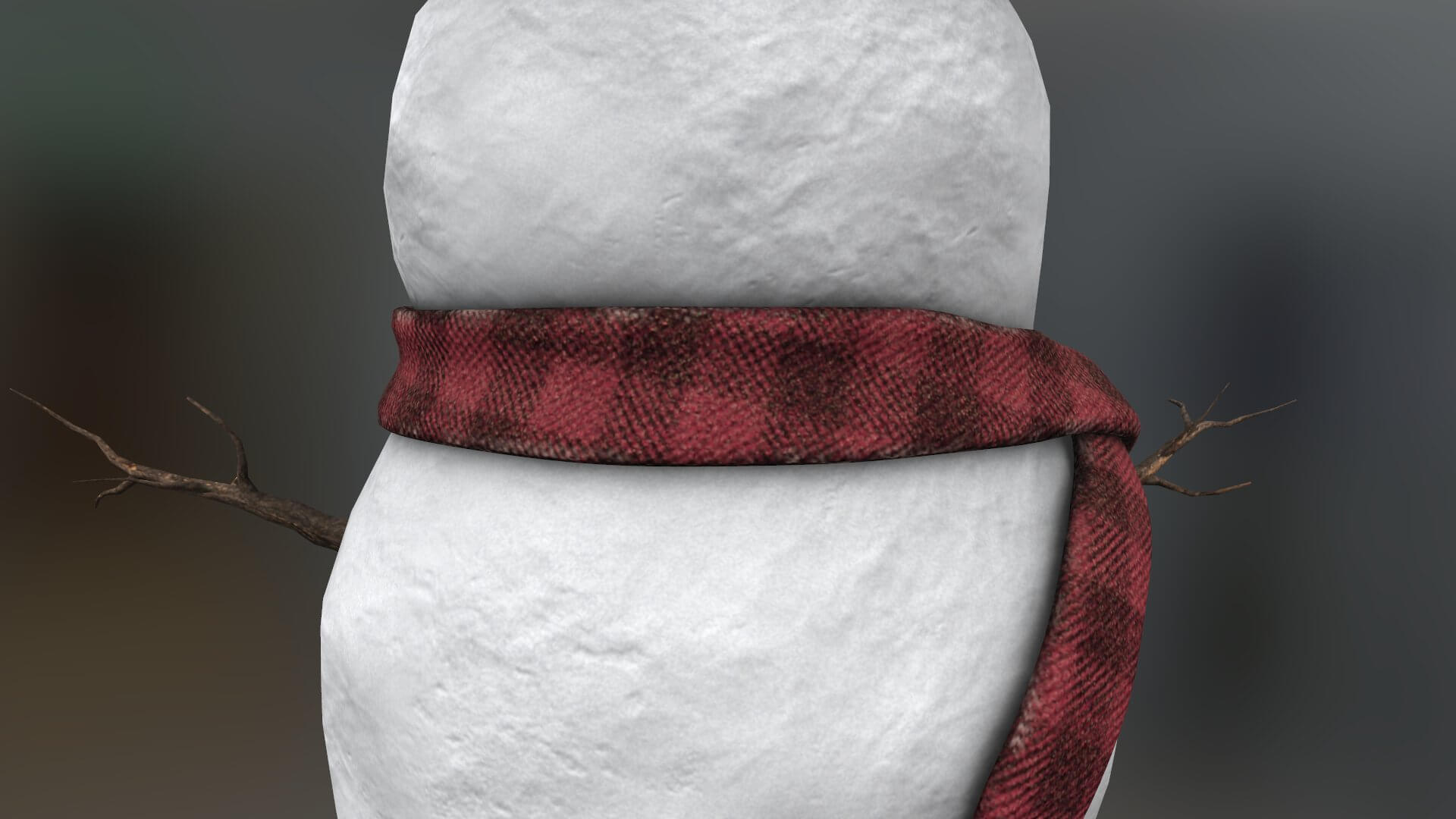 Snowman V2 - 3D Model by Grishmanovskij Anton
