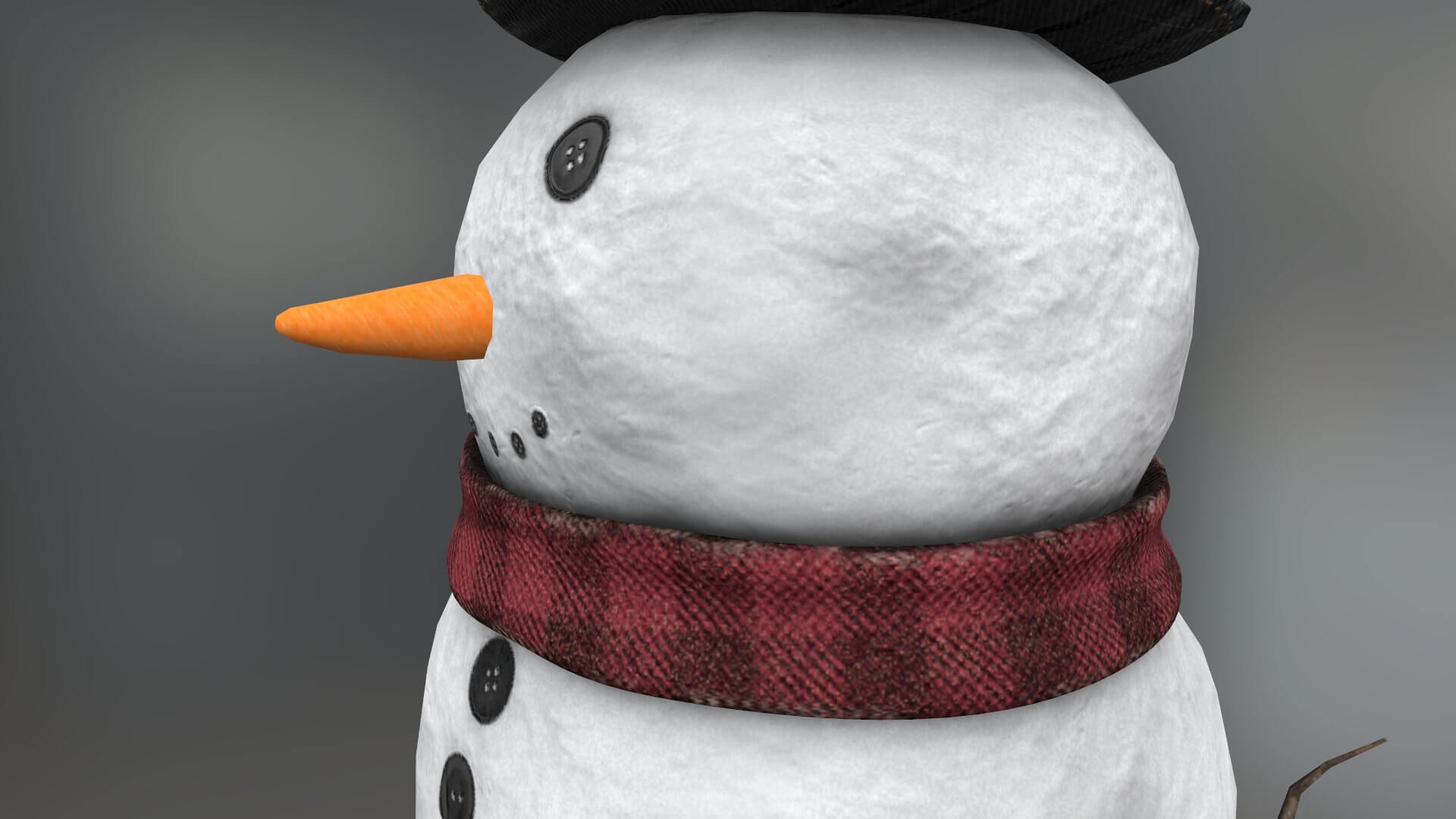 Snowman V2 - 3D Model by Grishmanovskij Anton