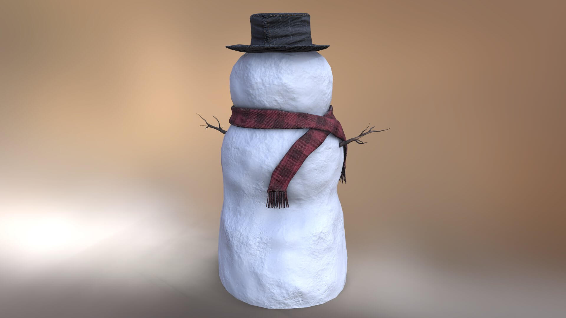 Snowman V2 - 3D Model by Grishmanovskij Anton