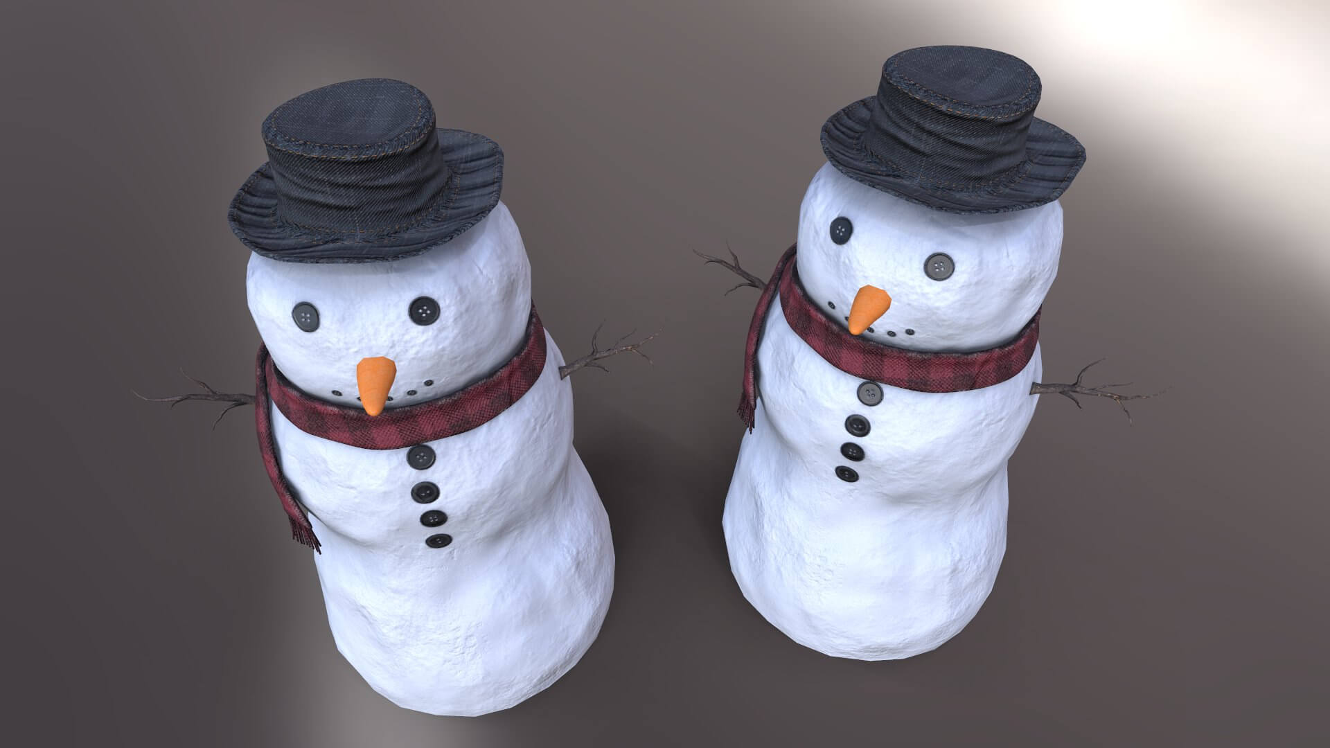 Snowman V2 - 3D Model by Grishmanovskij Anton