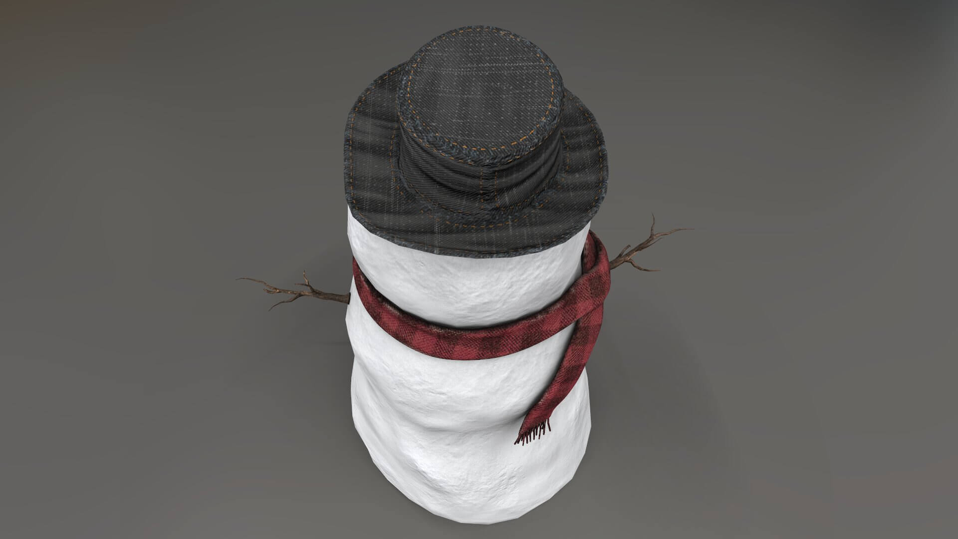 Snowman V2 - 3D Model by Grishmanovskij Anton