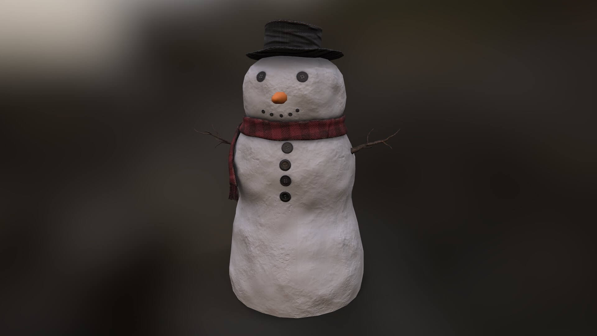 Snowman V2 - 3D Model by Grishmanovskij Anton