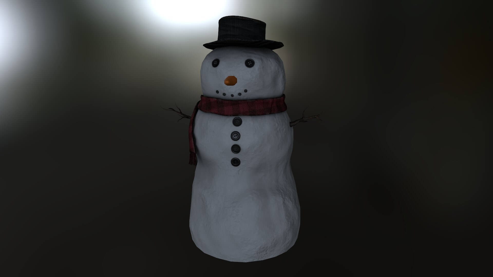 Snowman V2 - 3D Model by Grishmanovskij Anton