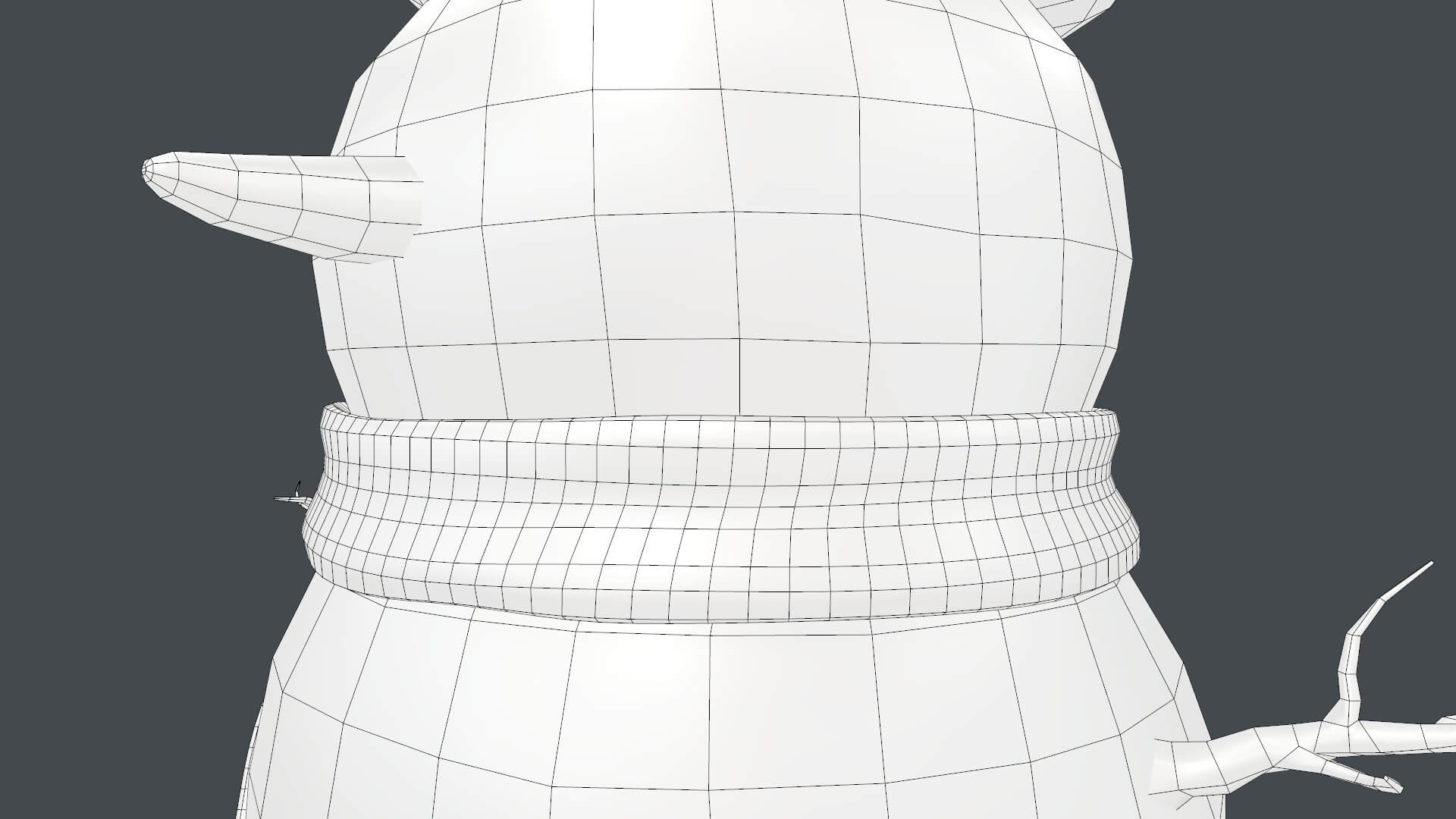 Snowman V2 - 3D Model by Grishmanovskij Anton