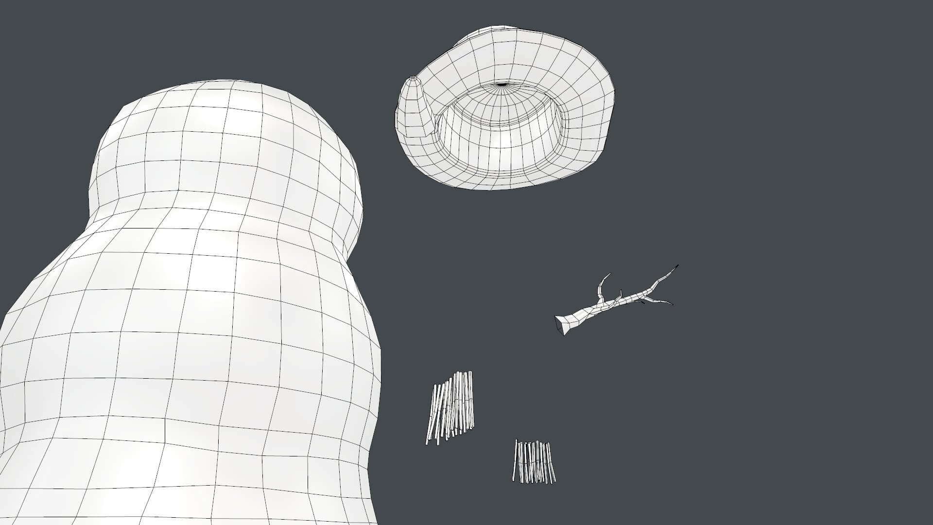 Snowman V2 - 3D Model by Grishmanovskij Anton