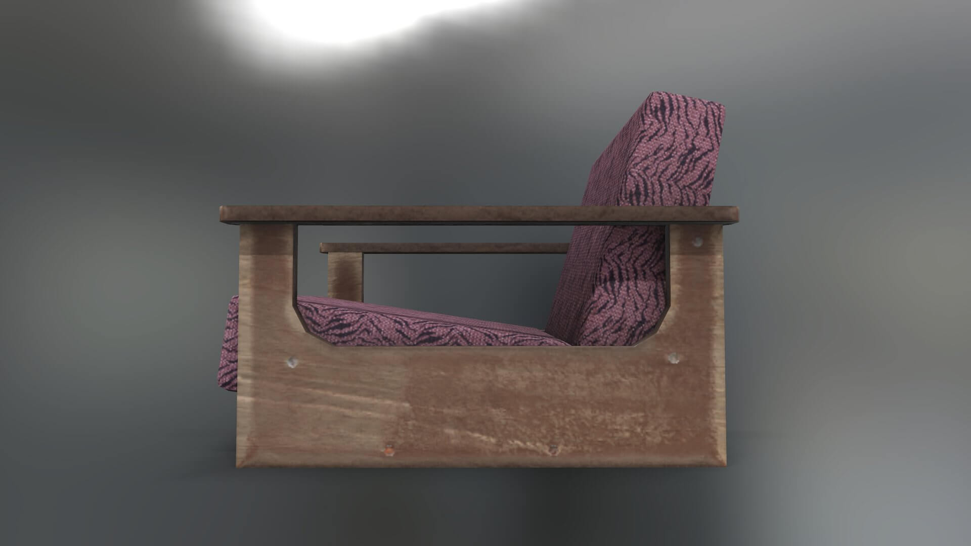 Soviet Armchair - 3D Model by Grishmanovskij Anton