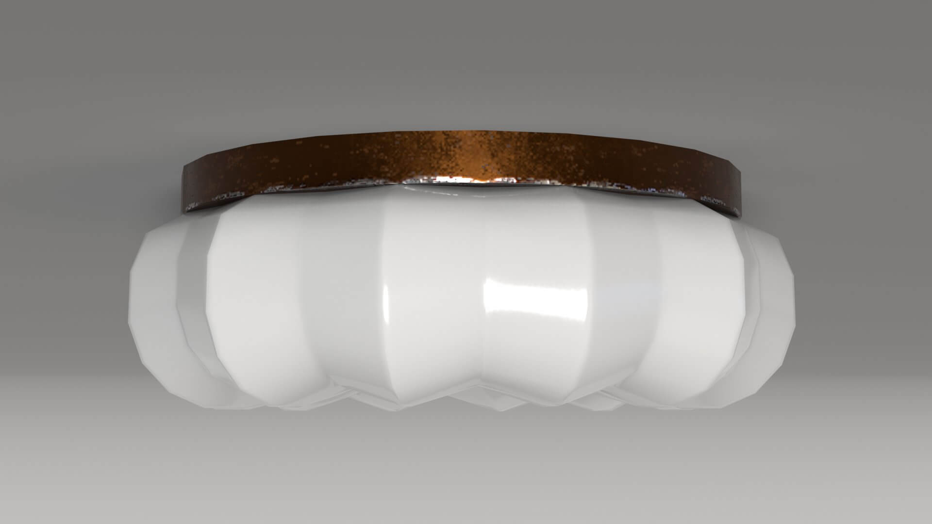 Soviet Ceiling Light V2 - 3D Model by Grishmanovskij Anton