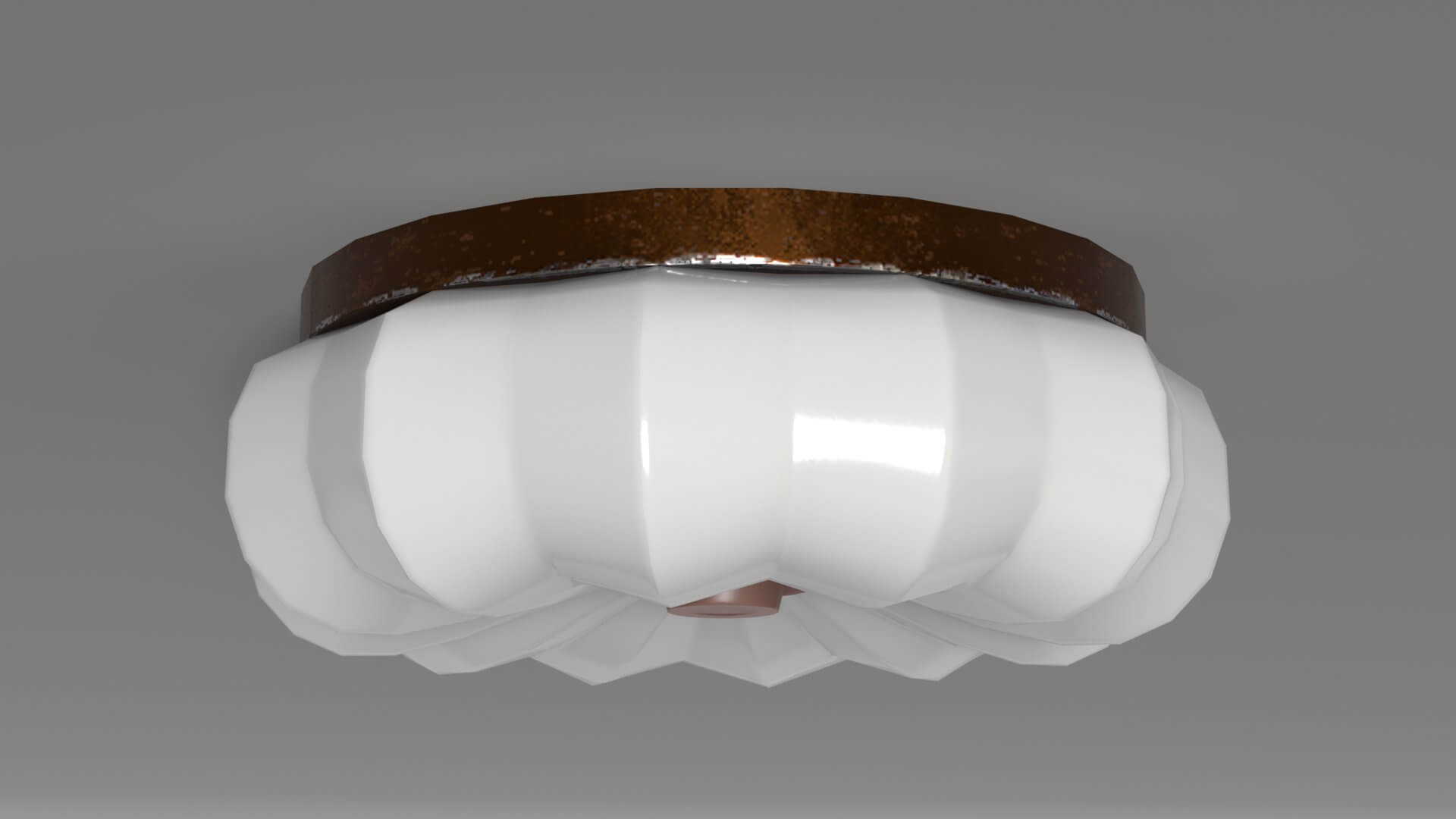 Soviet Ceiling Light V2 - 3D Model by Grishmanovskij Anton