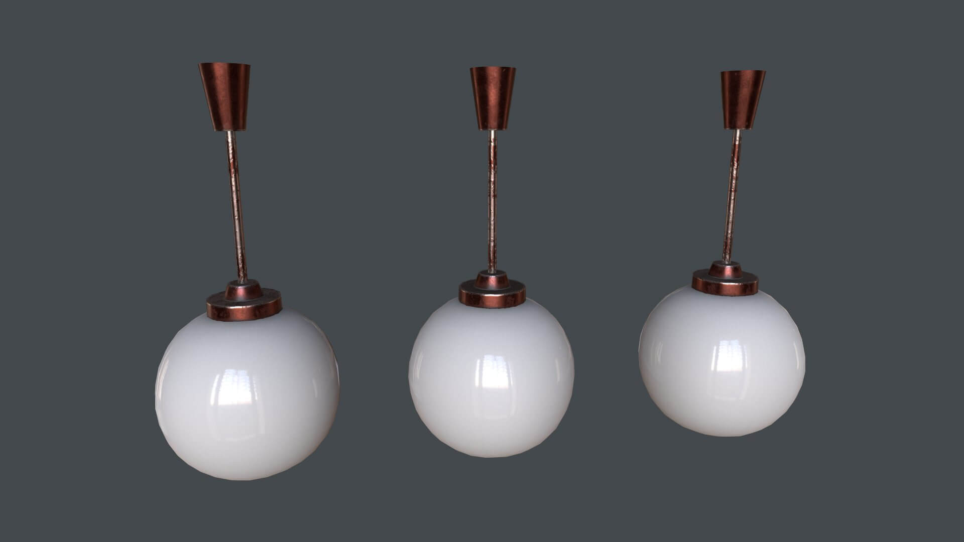 Soviet Ceiling Light - 3D Model by Grishmanovskij Anton