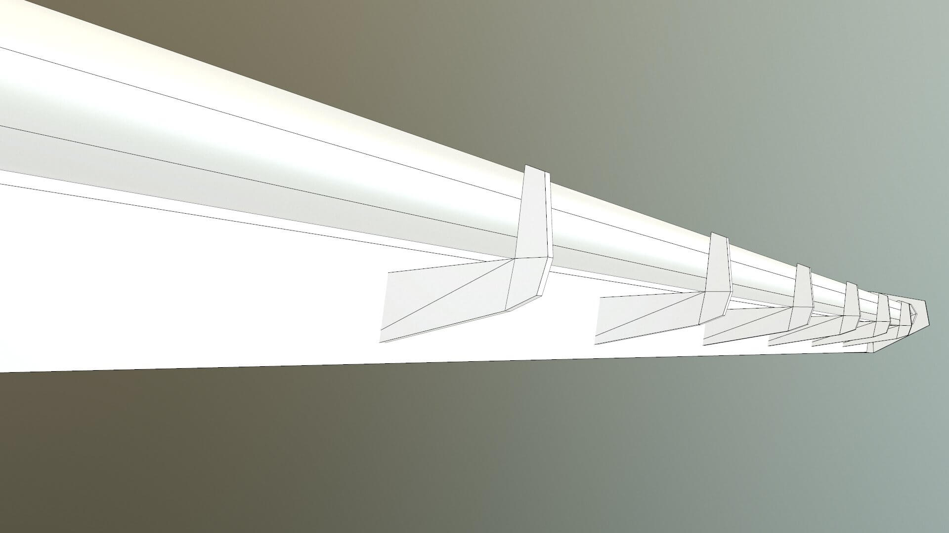 Soviet Fluorescent Lamp - 3D Model by Grishmanovskij Anton