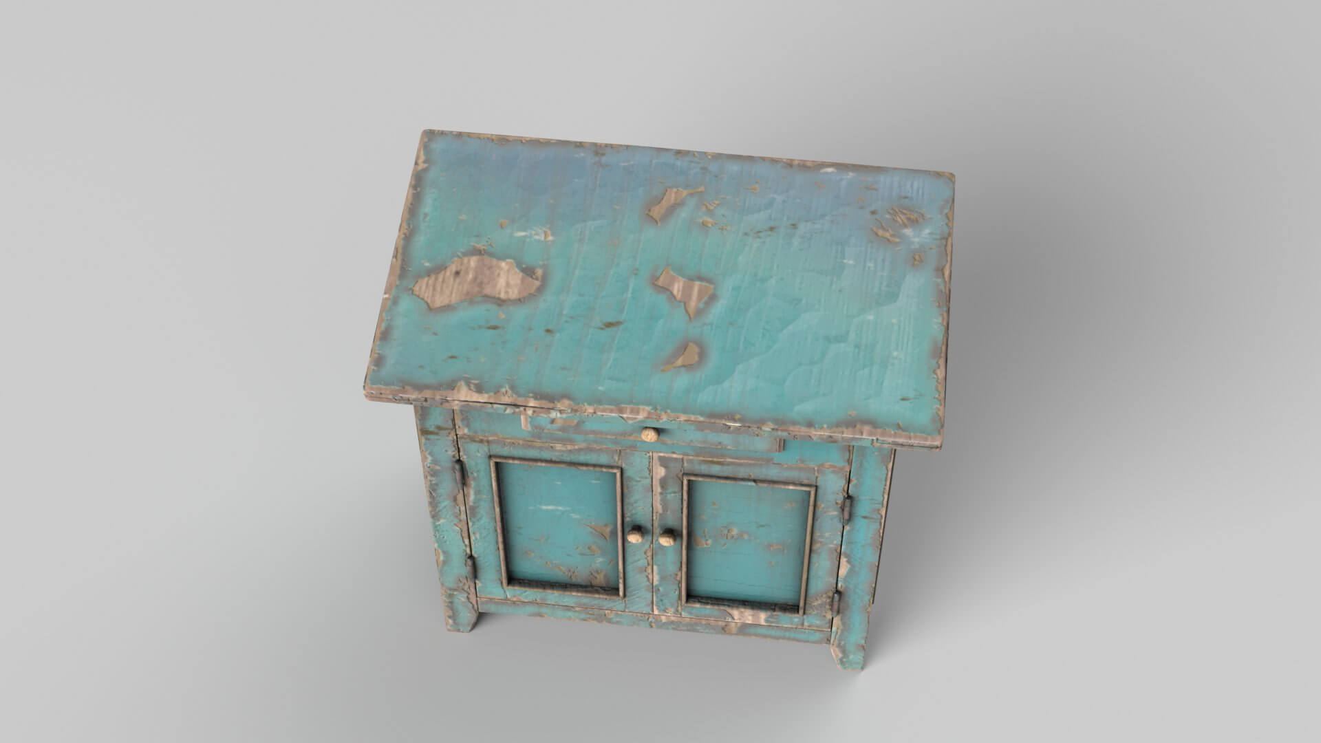 Soviet Kitchen Table - 3D Model by Grishmanovskij Anton