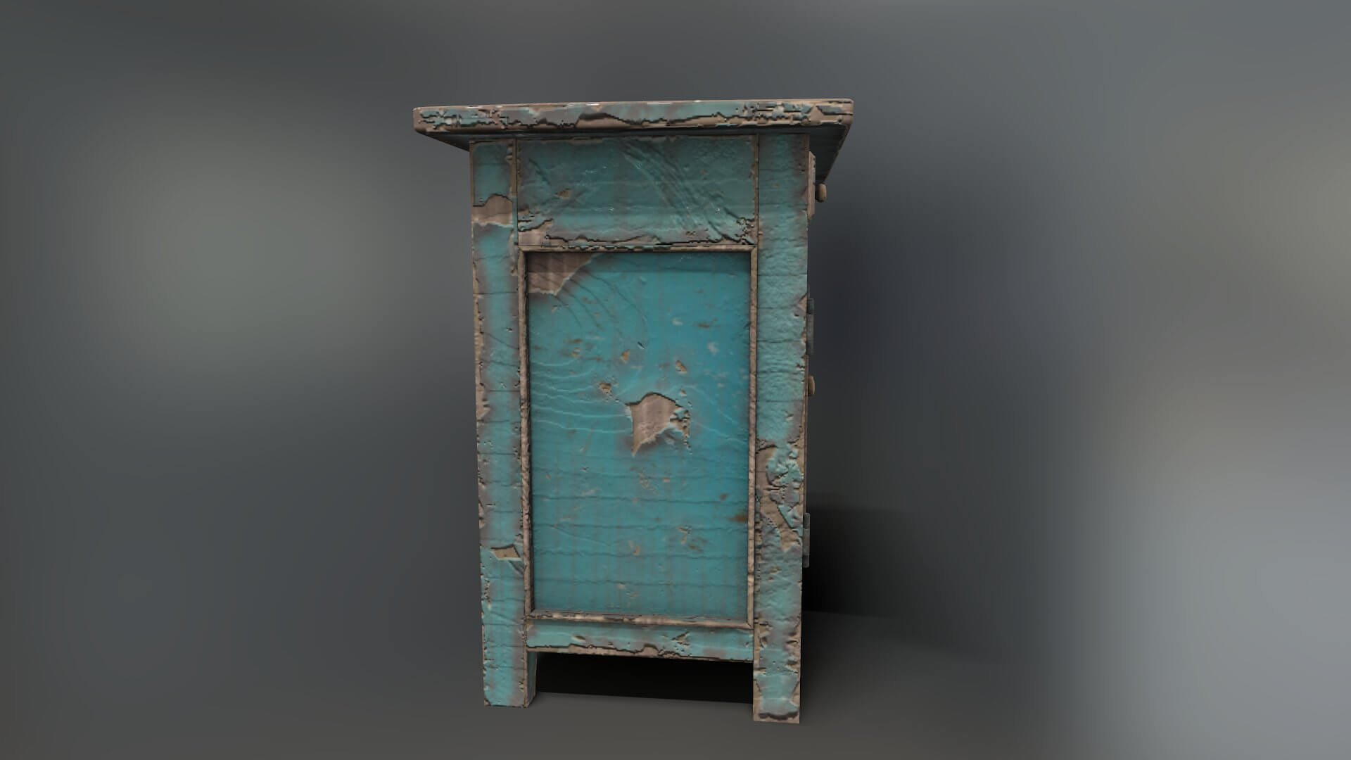 Soviet Kitchen Table - 3D Model by Grishmanovskij Anton