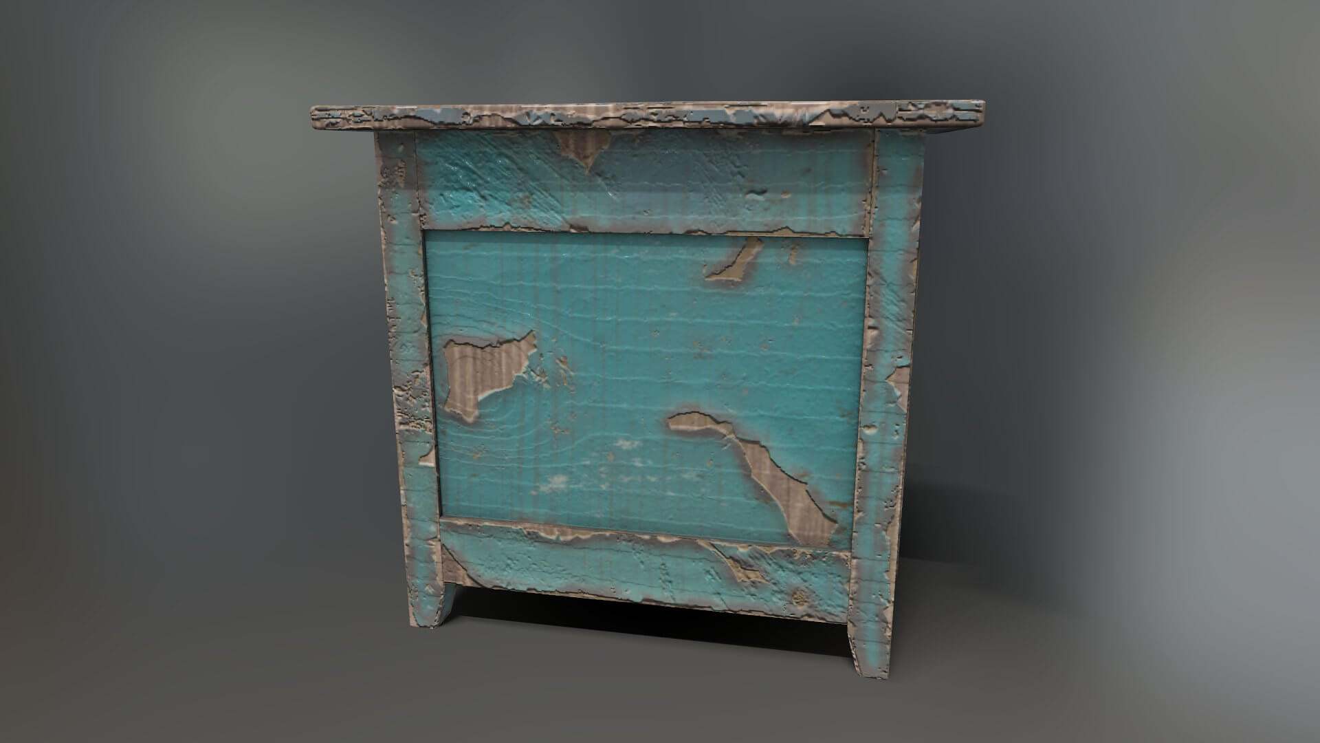 Soviet Kitchen Table - 3D Model by Grishmanovskij Anton