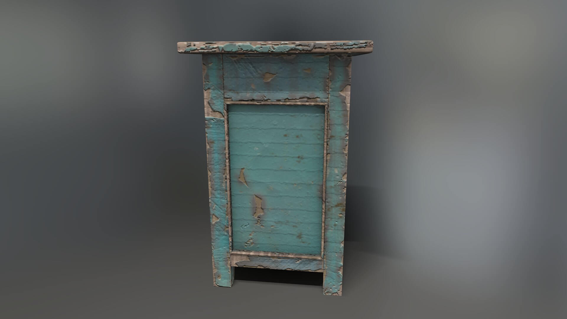 Soviet Kitchen Table - 3D Model by Grishmanovskij Anton