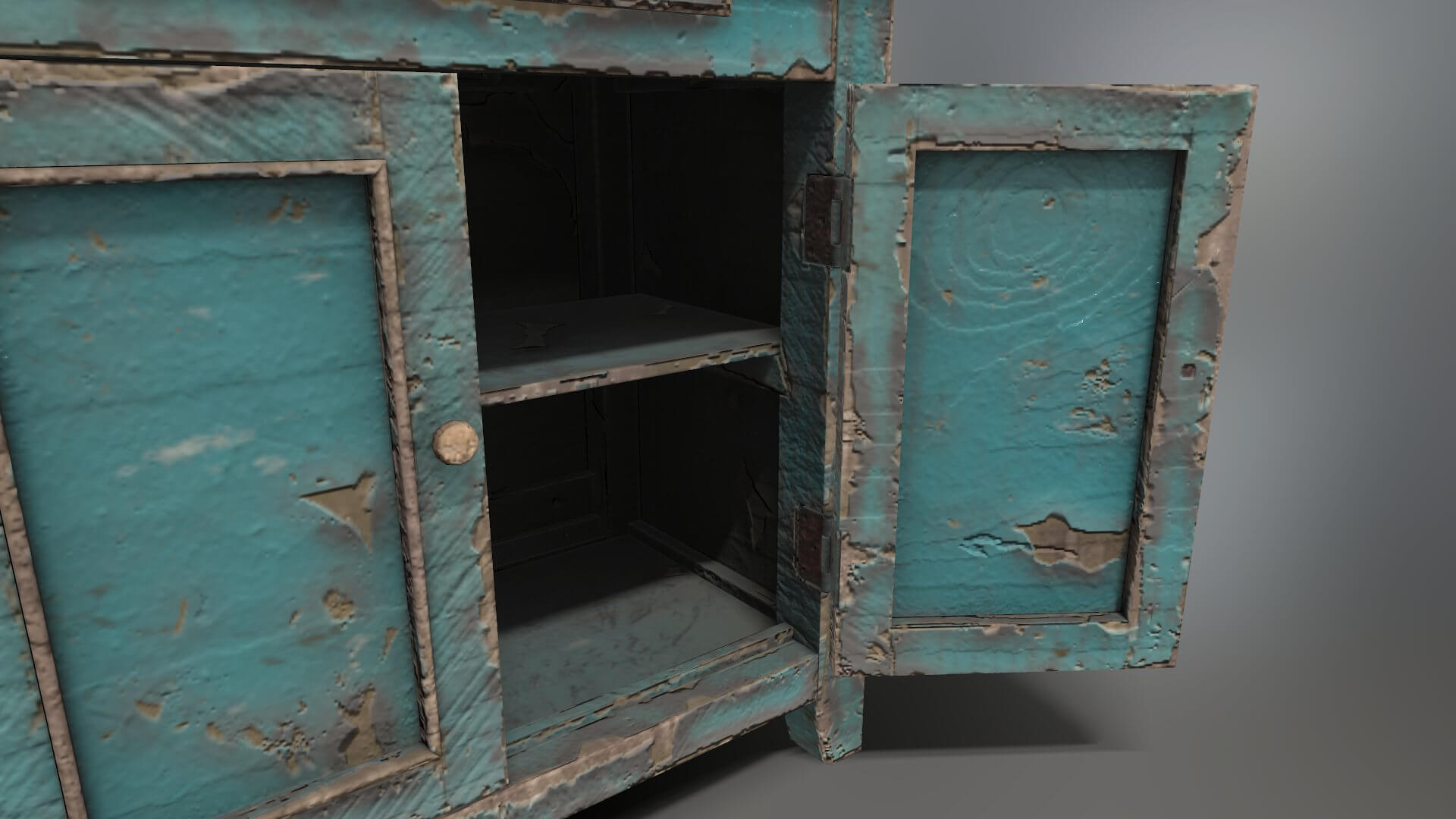 Soviet Kitchen Table - 3D Model by Grishmanovskij Anton