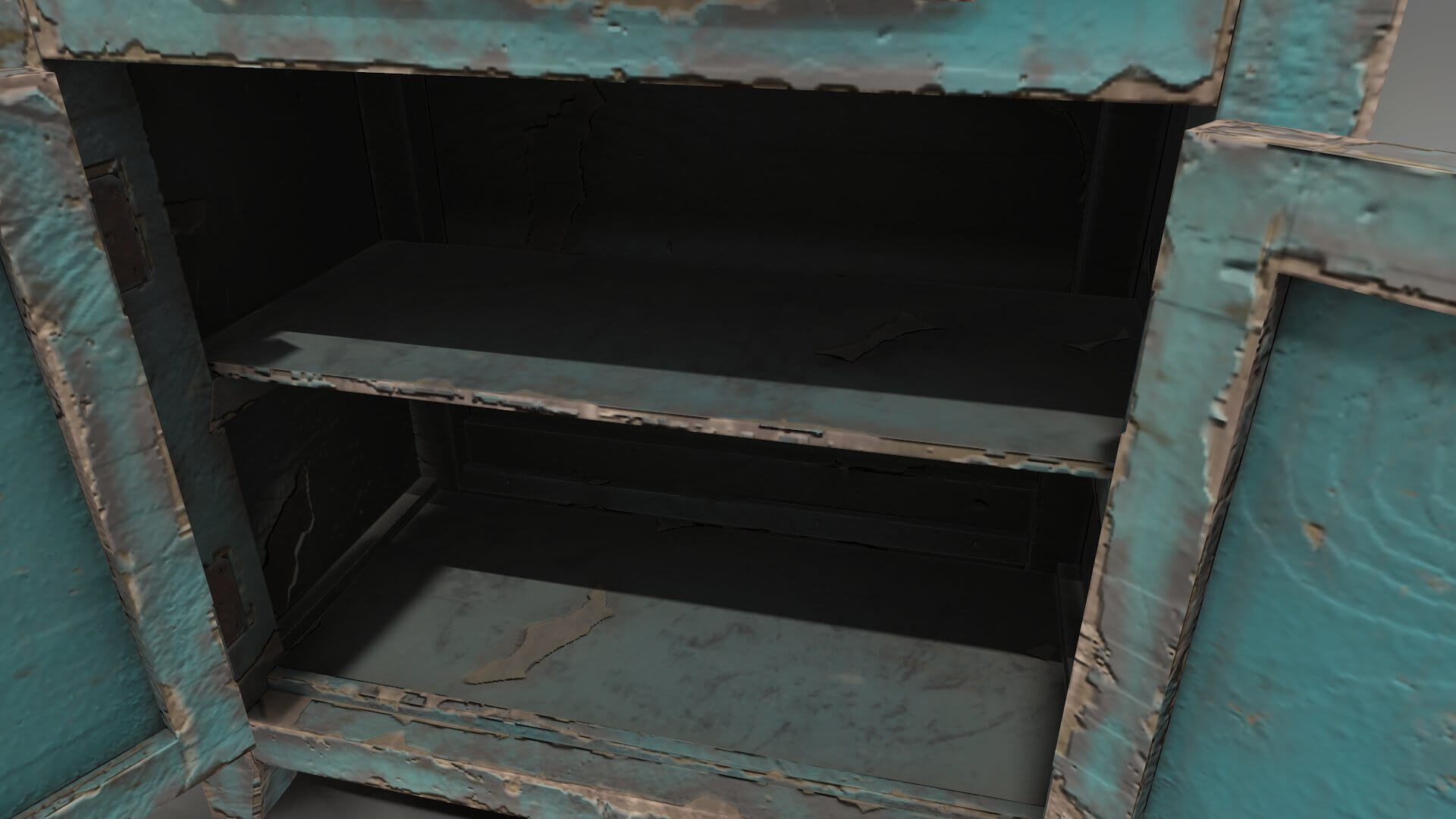 Soviet Kitchen Table - 3D Model by Grishmanovskij Anton