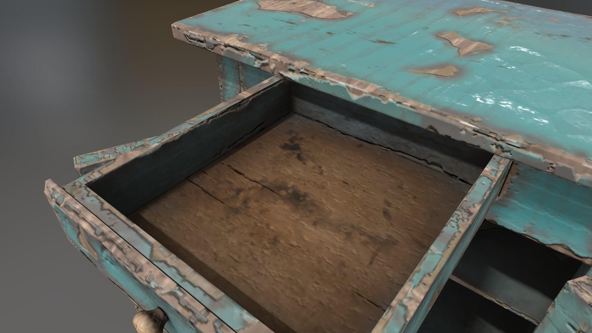 Soviet Kitchen Table - 3D Model by Grishmanovskij Anton