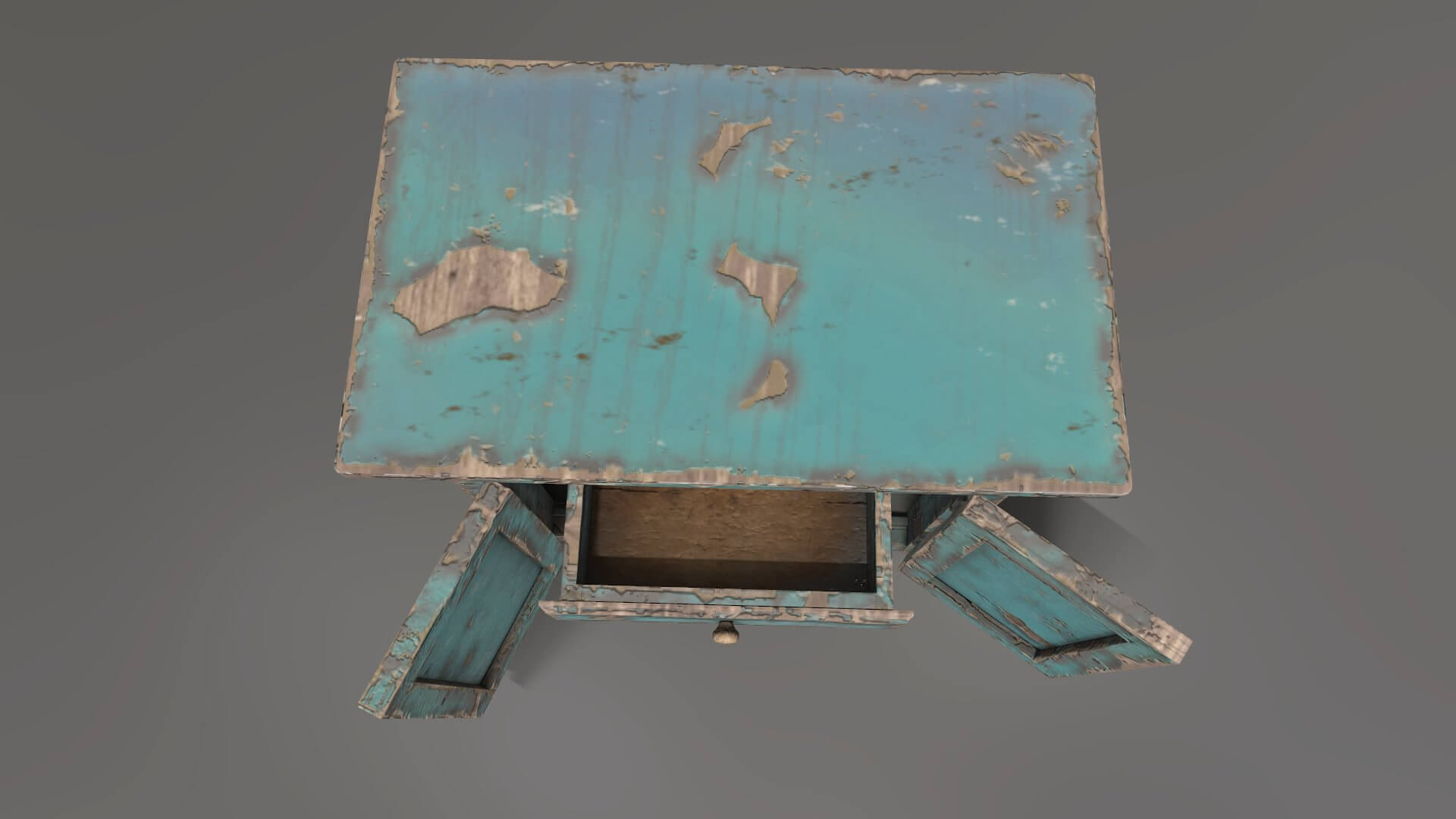 Soviet Kitchen Table - 3D Model by Grishmanovskij Anton