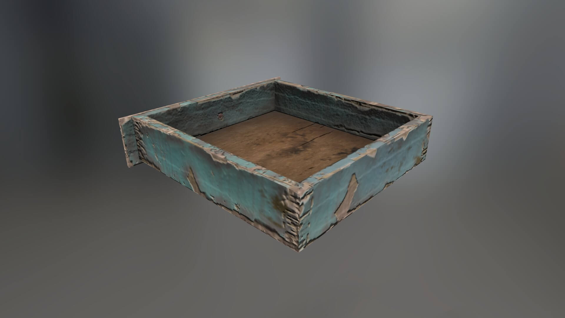 Soviet Kitchen Table - 3D Model by Grishmanovskij Anton