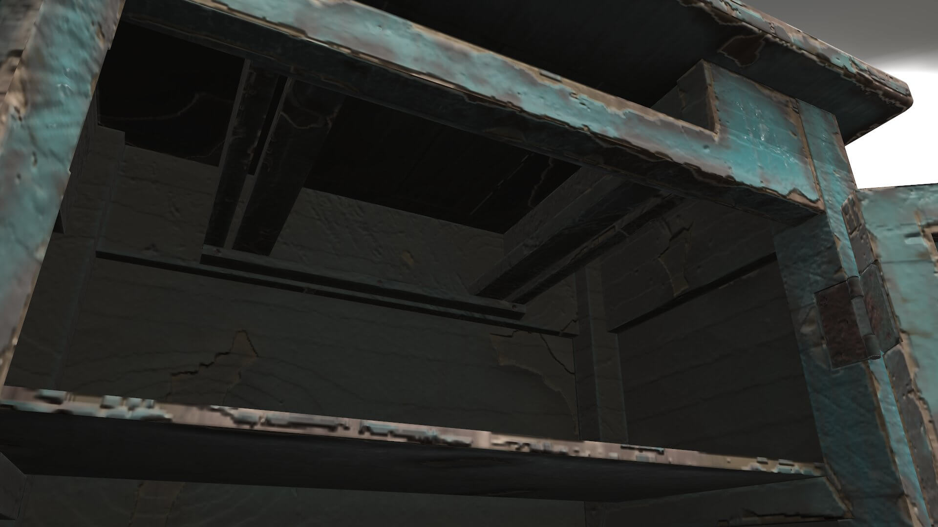 Soviet Kitchen Table - 3D Model by Grishmanovskij Anton