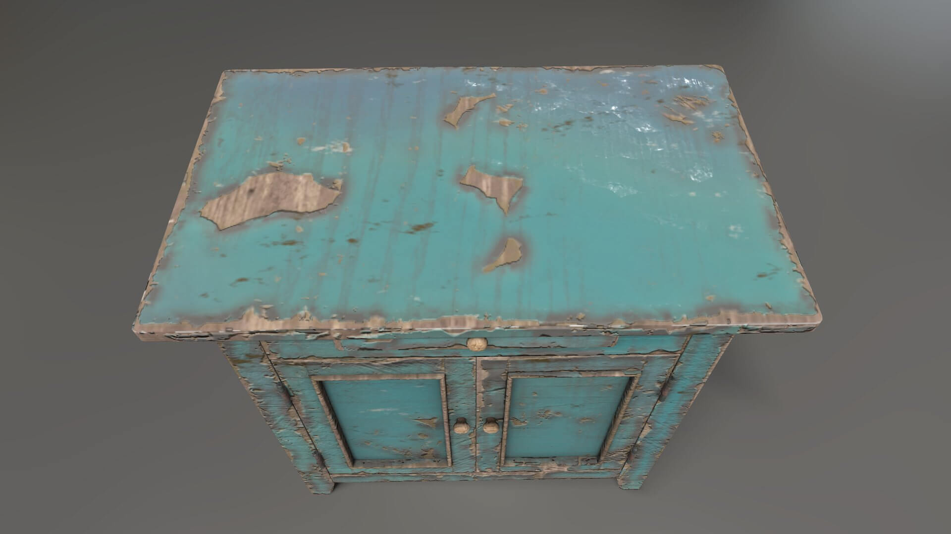 Soviet Kitchen Table - 3D Model by Grishmanovskij Anton