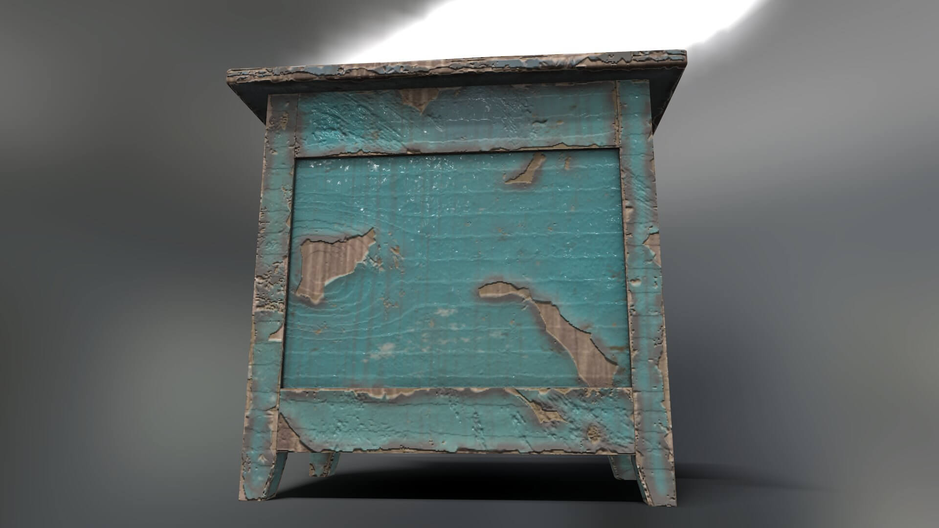 Soviet Kitchen Table - 3D Model by Grishmanovskij Anton