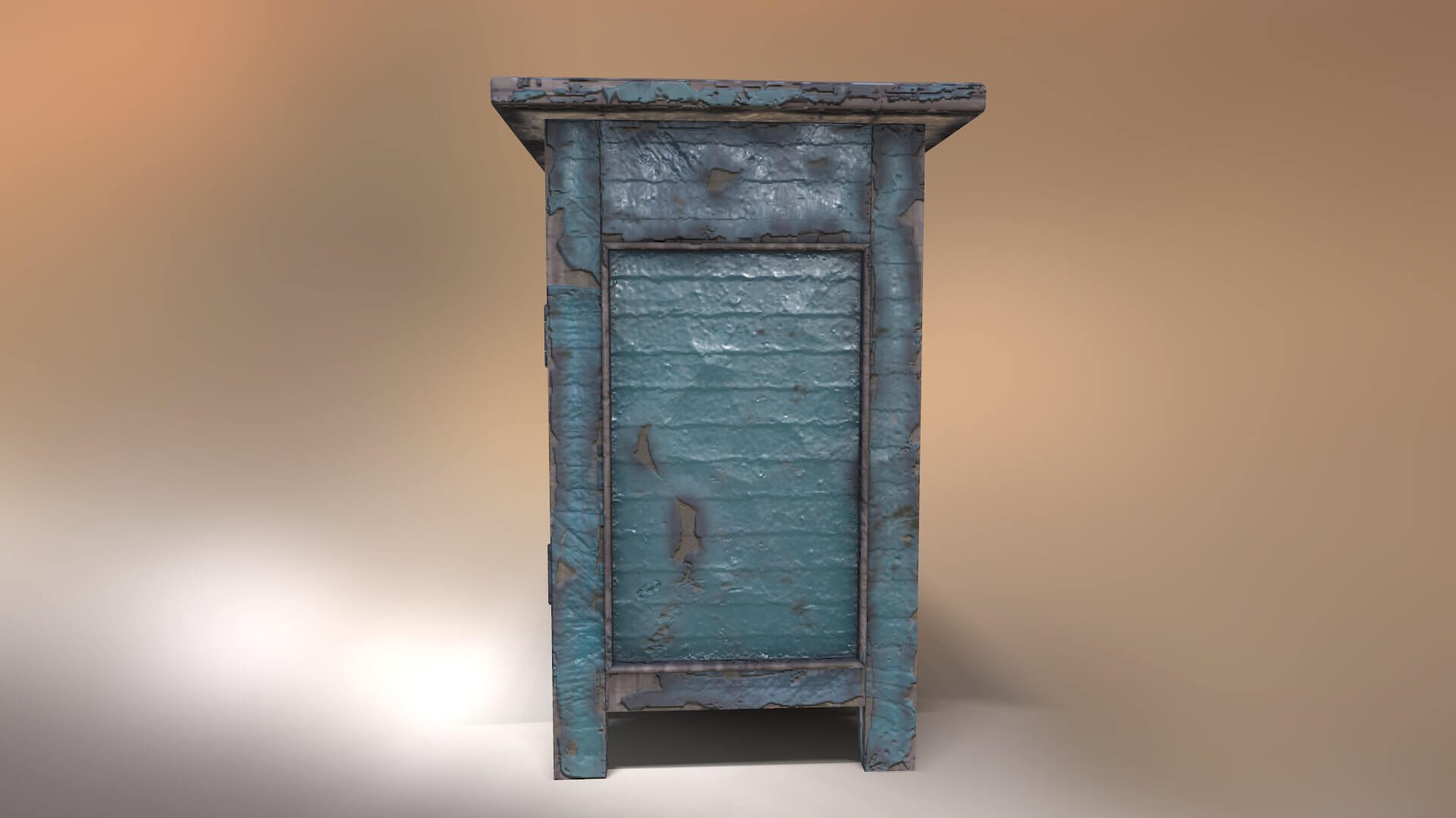 Soviet Kitchen Table - 3D Model by Grishmanovskij Anton