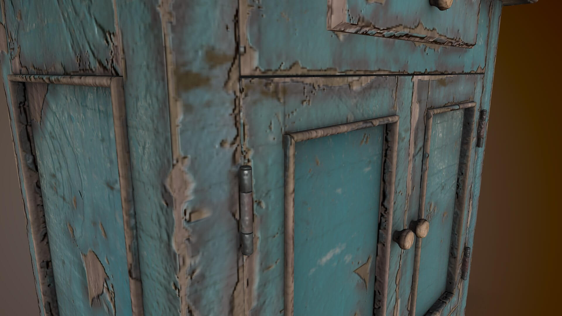 Soviet Kitchen Table - 3D Model by Grishmanovskij Anton