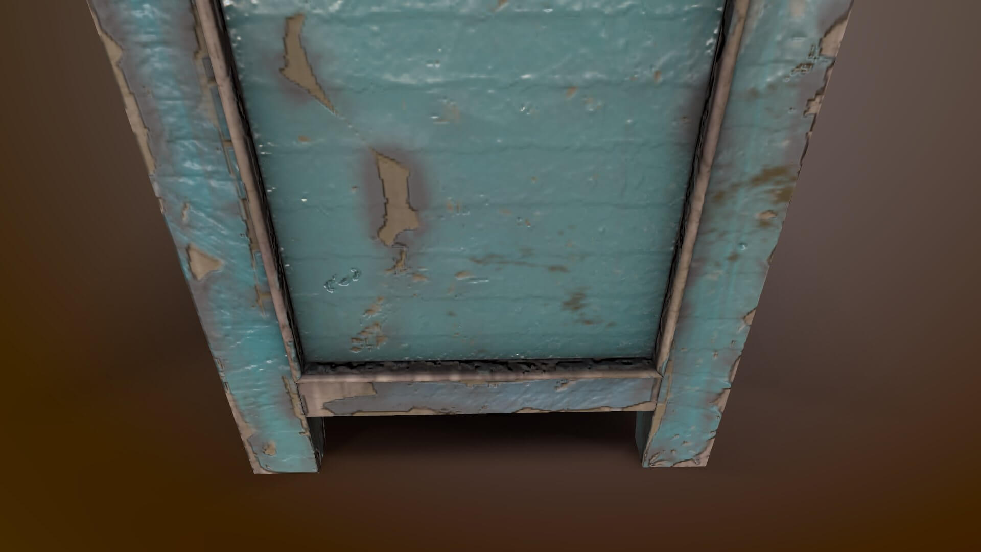 Soviet Kitchen Table - 3D Model by Grishmanovskij Anton