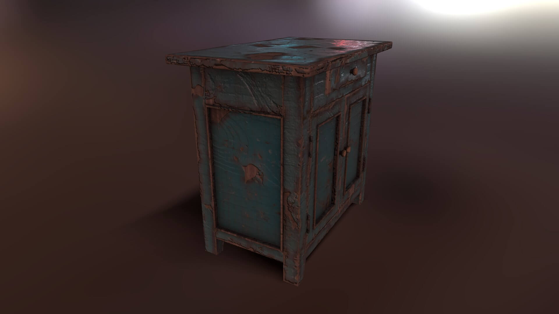 Soviet Kitchen Table - 3D Model by Grishmanovskij Anton