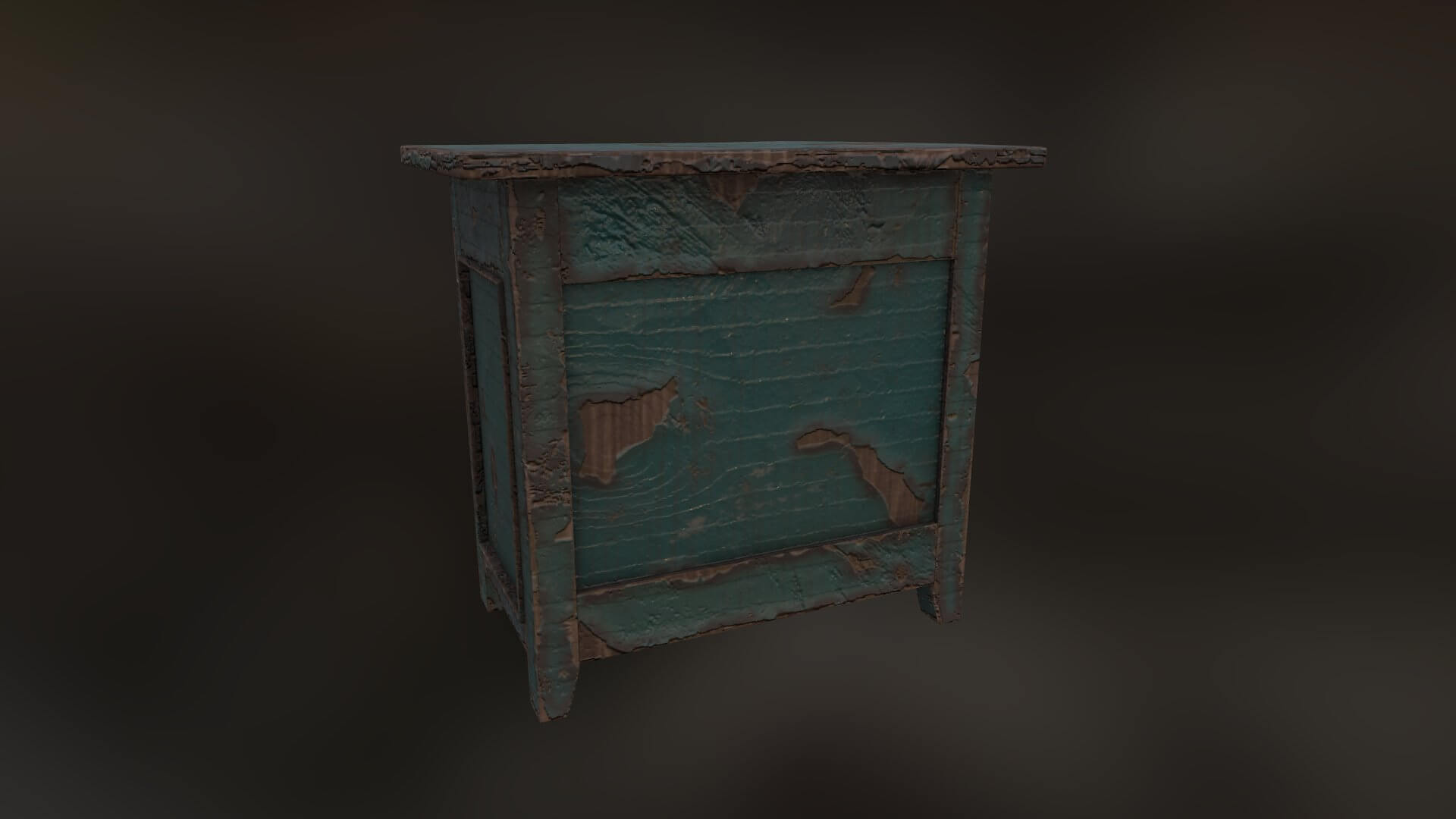 Soviet Kitchen Table - 3D Model by Grishmanovskij Anton