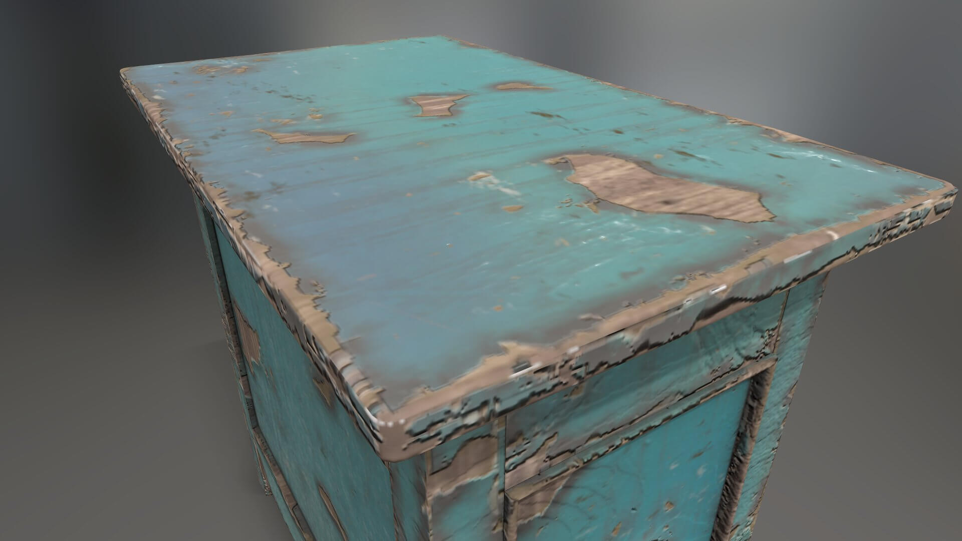 Soviet Kitchen Table - 3D Model by Grishmanovskij Anton