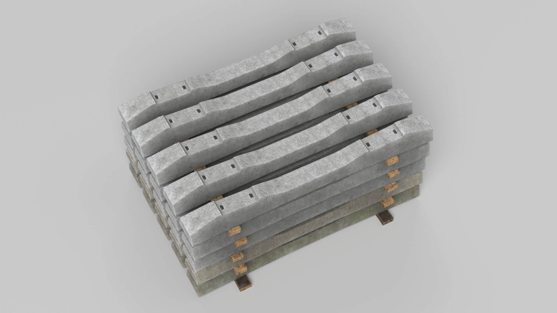Stacked Sleepers SH-1 3D Model by Grishmanovskij Anton