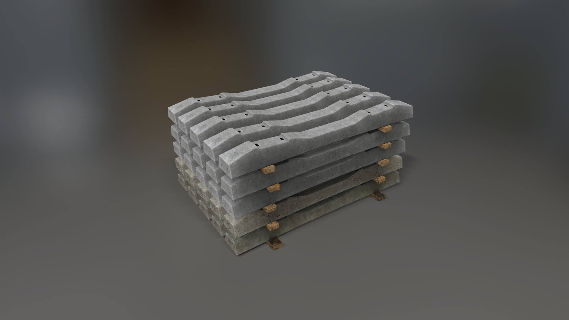 Stacked Sleepers SH-1 3D Model by Grishmanovskij Anton