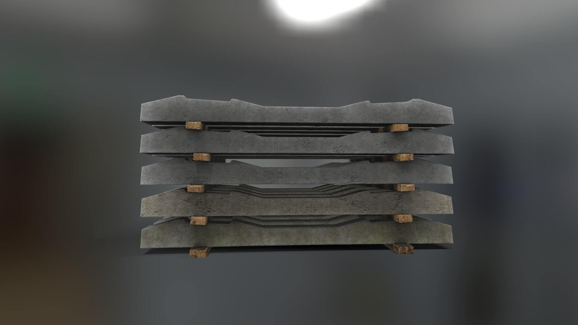 Stacked Sleepers SH-1 3D Model by Grishmanovskij Anton