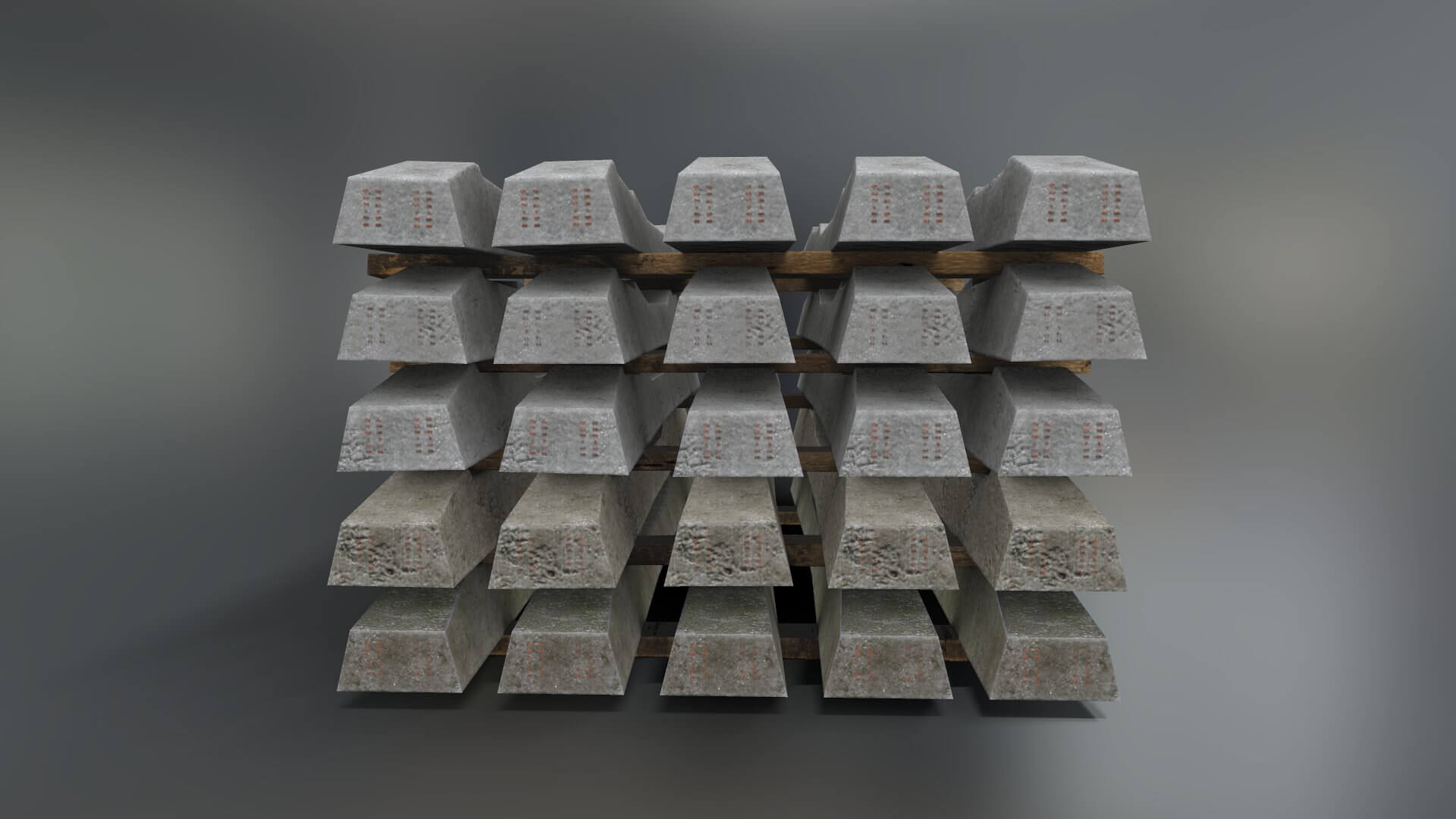 Stacked Sleepers SH-1 3D Model by Grishmanovskij Anton