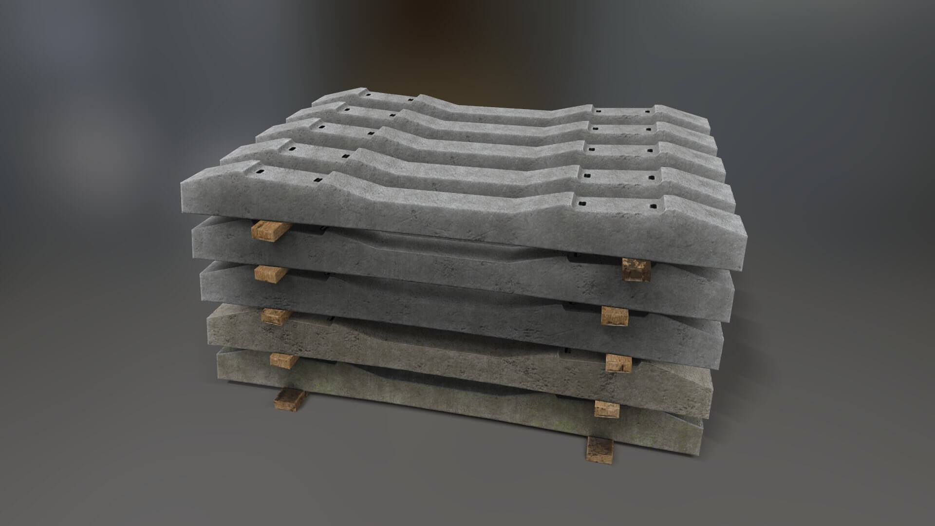 Stacked Sleepers SH-1 3D Model by Grishmanovskij Anton