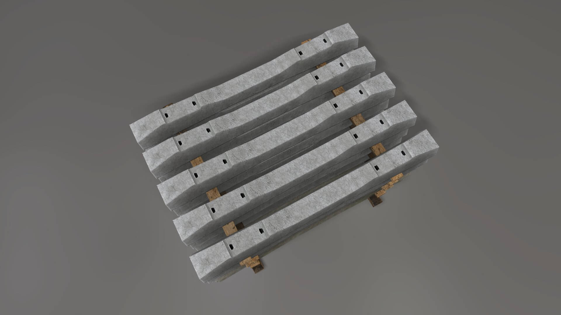 Stacked Sleepers SH-1 3D Model by Grishmanovskij Anton