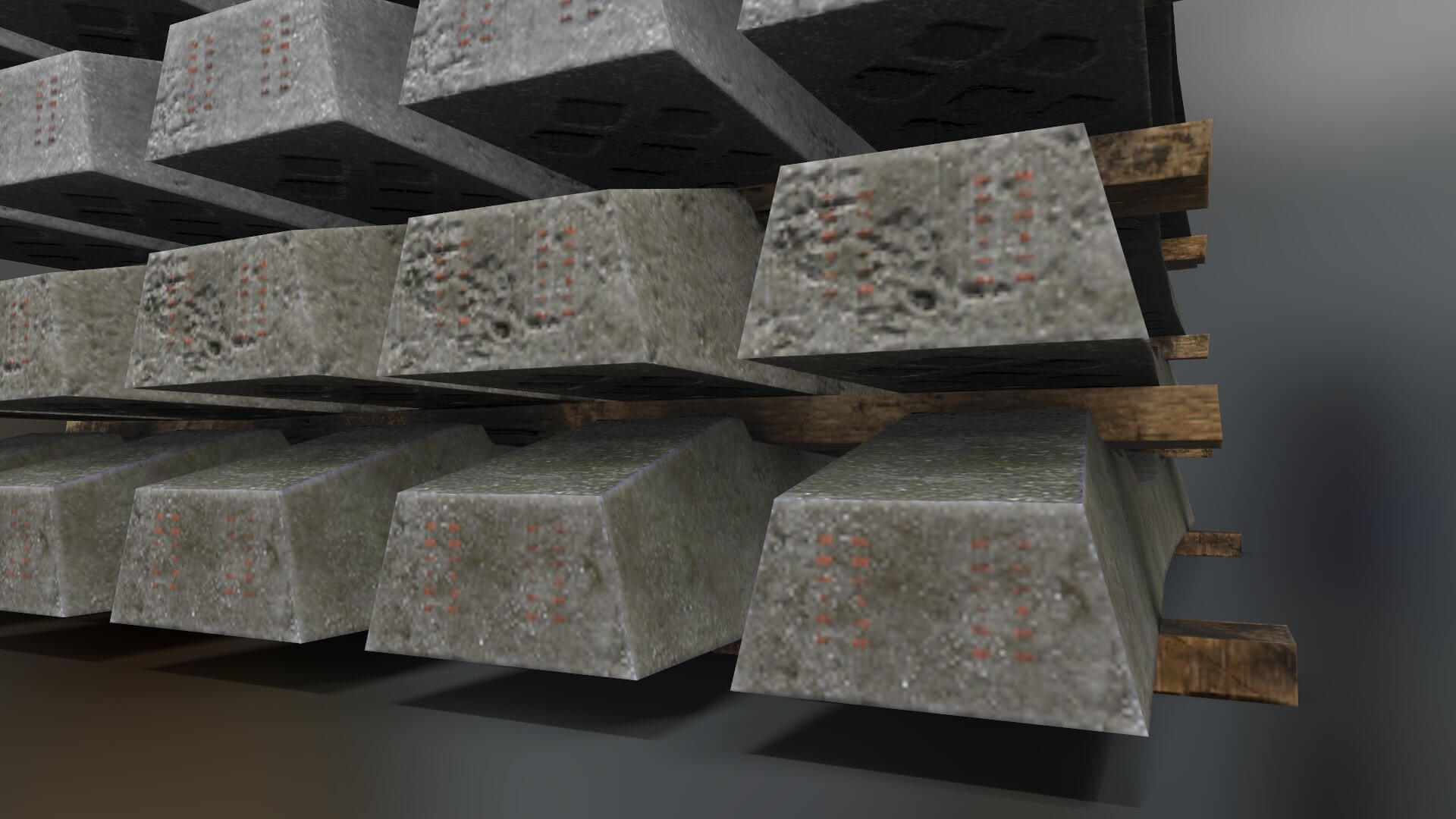 Stacked Sleepers SH-1 3D Model by Grishmanovskij Anton