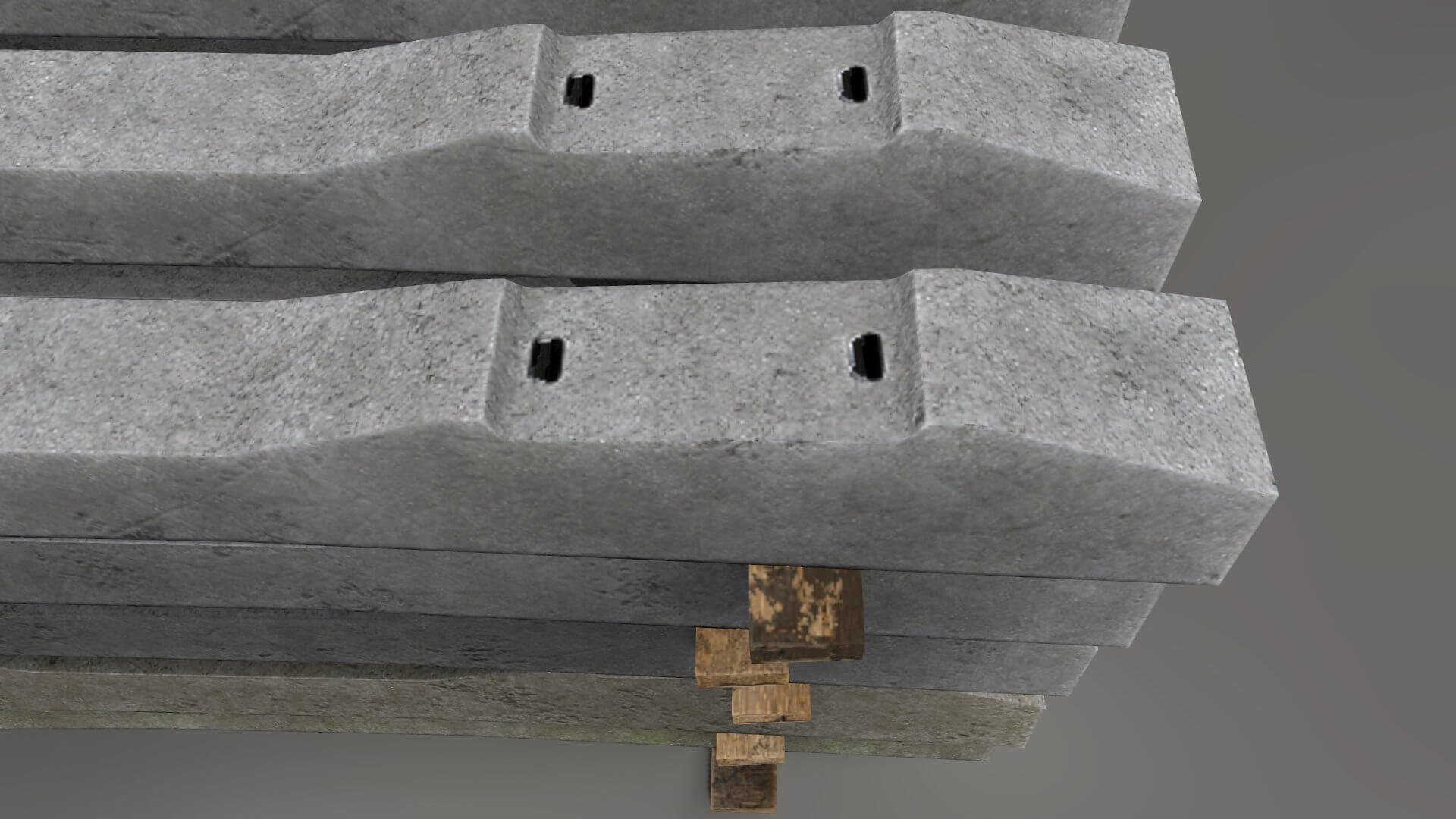 Stacked Sleepers SH-1 3D Model by Grishmanovskij Anton