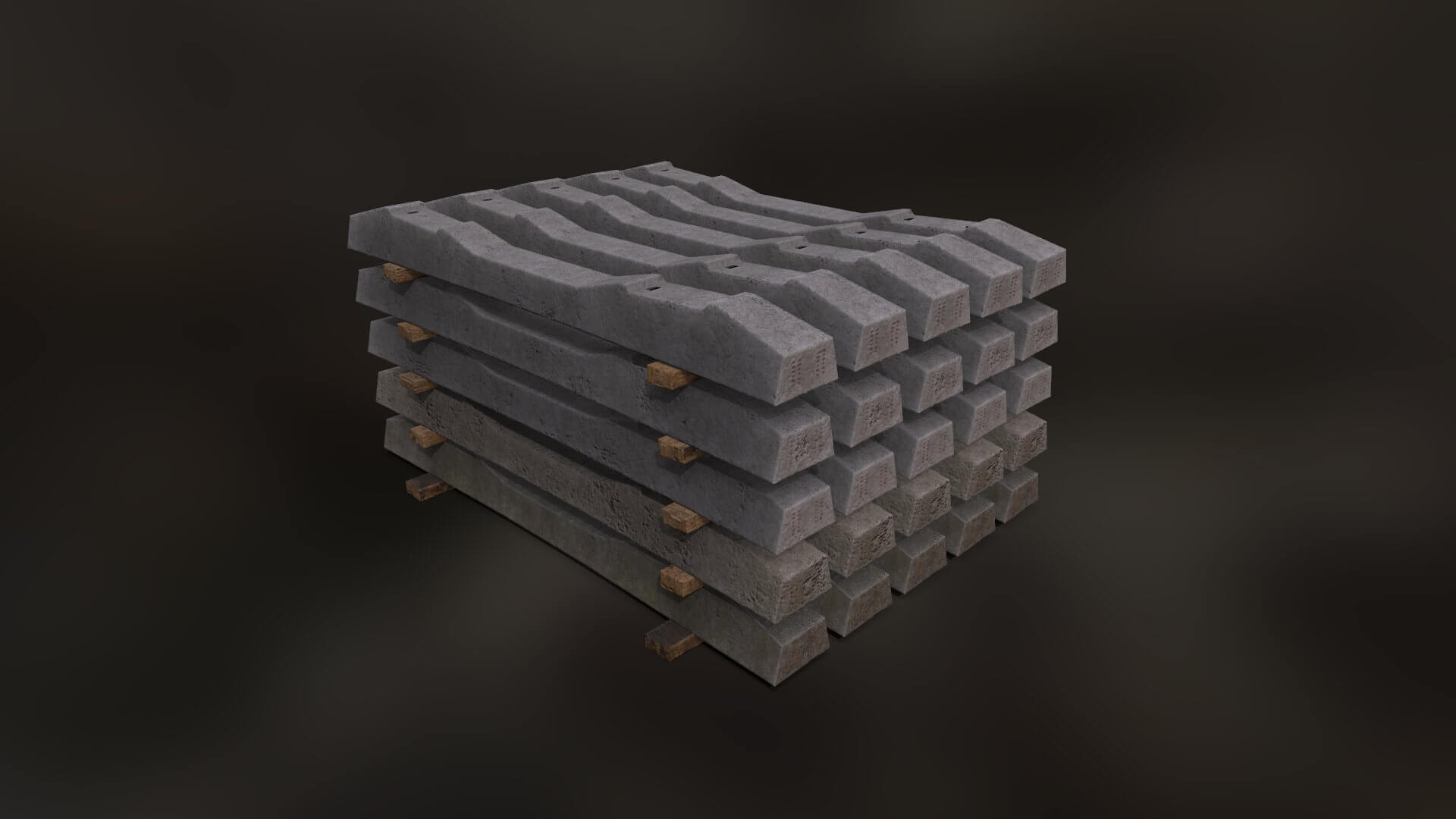 Stacked Sleepers SH-1 3D Model by Grishmanovskij Anton