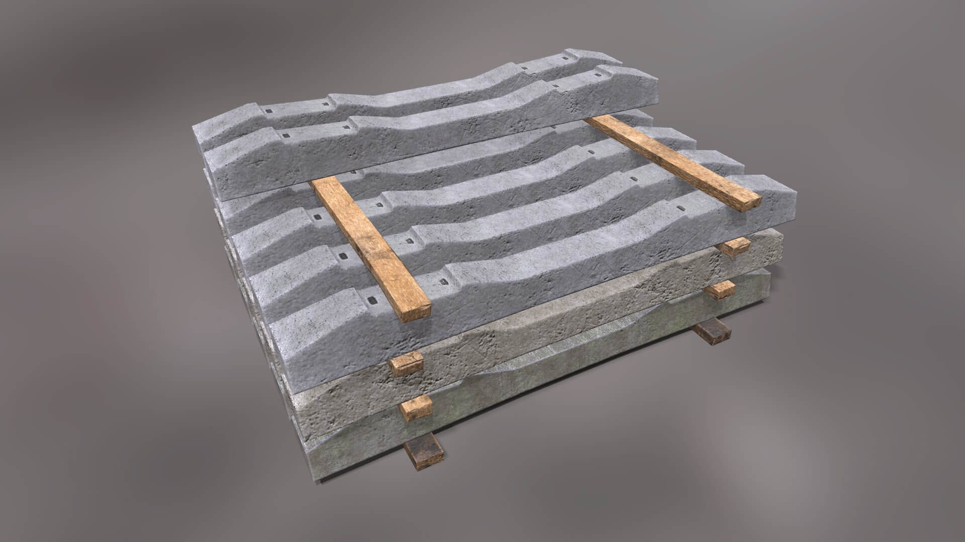 Stacked Sleepers SH-1 3D Model by Grishmanovskij Anton