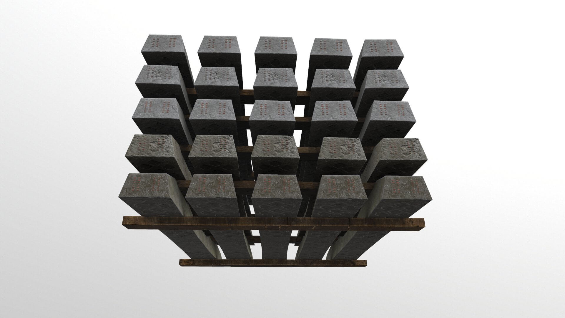 Stacked Sleepers SH-1 3D Model by Grishmanovskij Anton