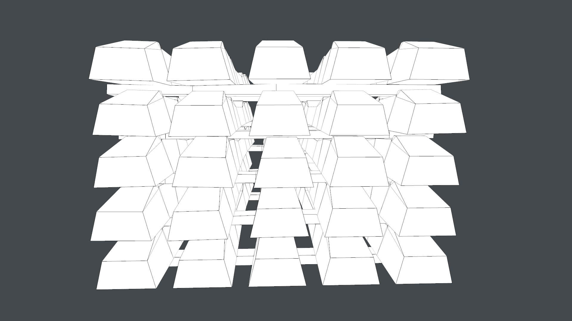 Stacked Sleepers SH-1 3D Model by Grishmanovskij Anton