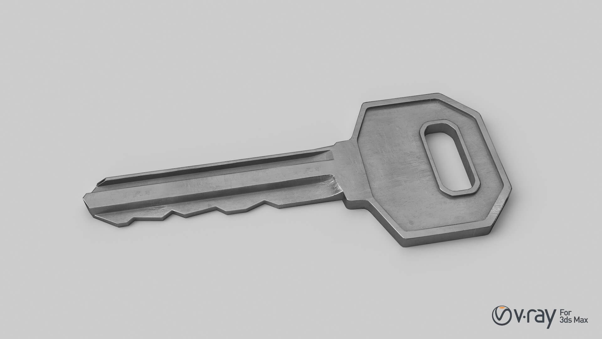 Steel Key - 3D Model by Grishmanovskij Anton